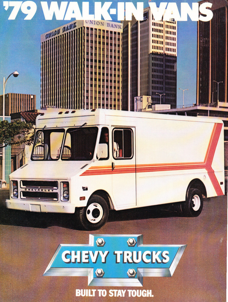 1979 Chevrolet Walk in Van Control P10 P20 Original Car Sales Brochure ...