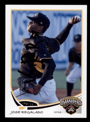 SIGNED 2016 GRANDSTAND BRADENTON MARAUDERS JOSE REGALADO AUTO | eBay