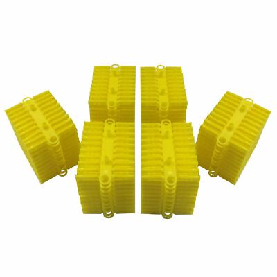 1000 x Yellow Wall Plugs Heavy Duty Raw Fixings Expansion Plug Trade ...