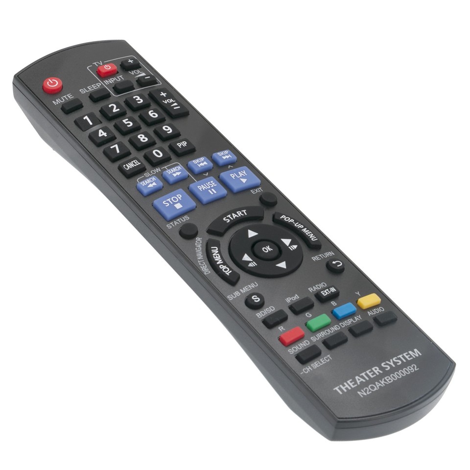 N2QAKB000092 Remote for Panasonic Home Theater System SC-BT228 SA-BT228 ...