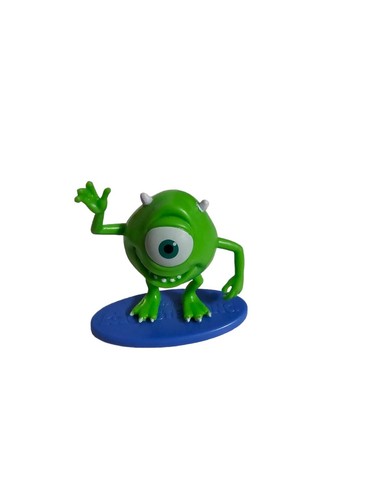 Monsters Inc Mike Wazowski Action Figure W/ Stand - 2" Tall | eBay