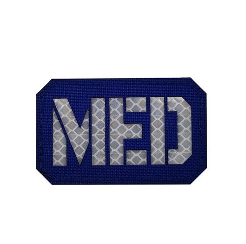 IR Reflective EMS MED Medical Life First EMT Tactical Hook Loop Patch ...
