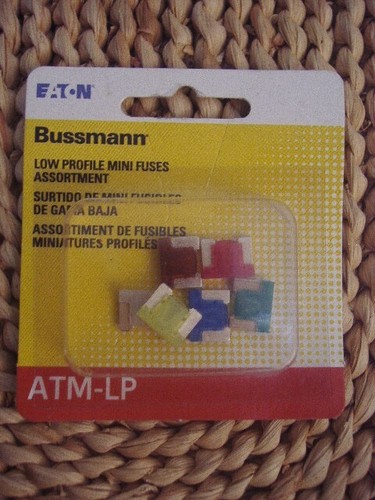 New~Eaton Bussmann BP/ATM-A6LP-RP 6-Piece Low Profile Mini Fuse Assort ...