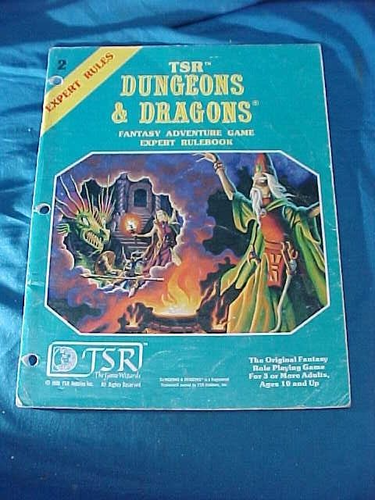 1980 DUNGEONS + DRAGONS Soft Cover EXPERT RULE BOOK By TSR | eBay