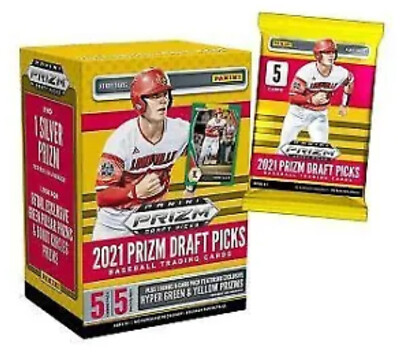 New Cards! 2021 Panini Prizm Baseball Draft Picks Green Pulsar Pick UR ...