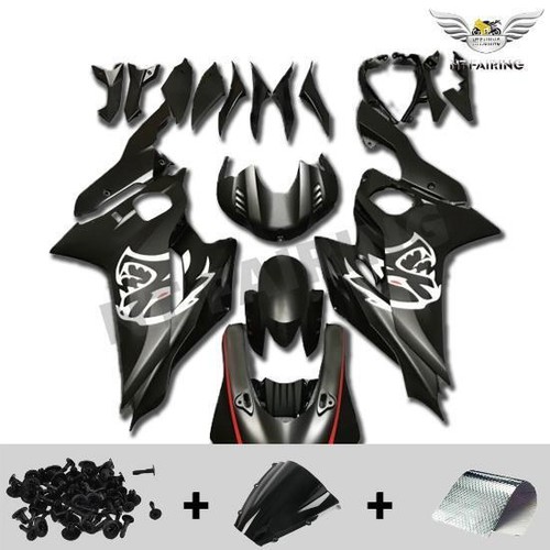 NTU Fairing Matte Black Gray Fit for Yamaha 2017-2020 YZF R6 Injection ...