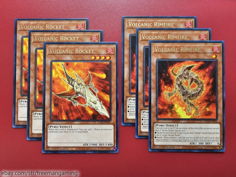 Yugioh Volcanic Deck 40 Cards Emperor Trooper Complete Budget ...