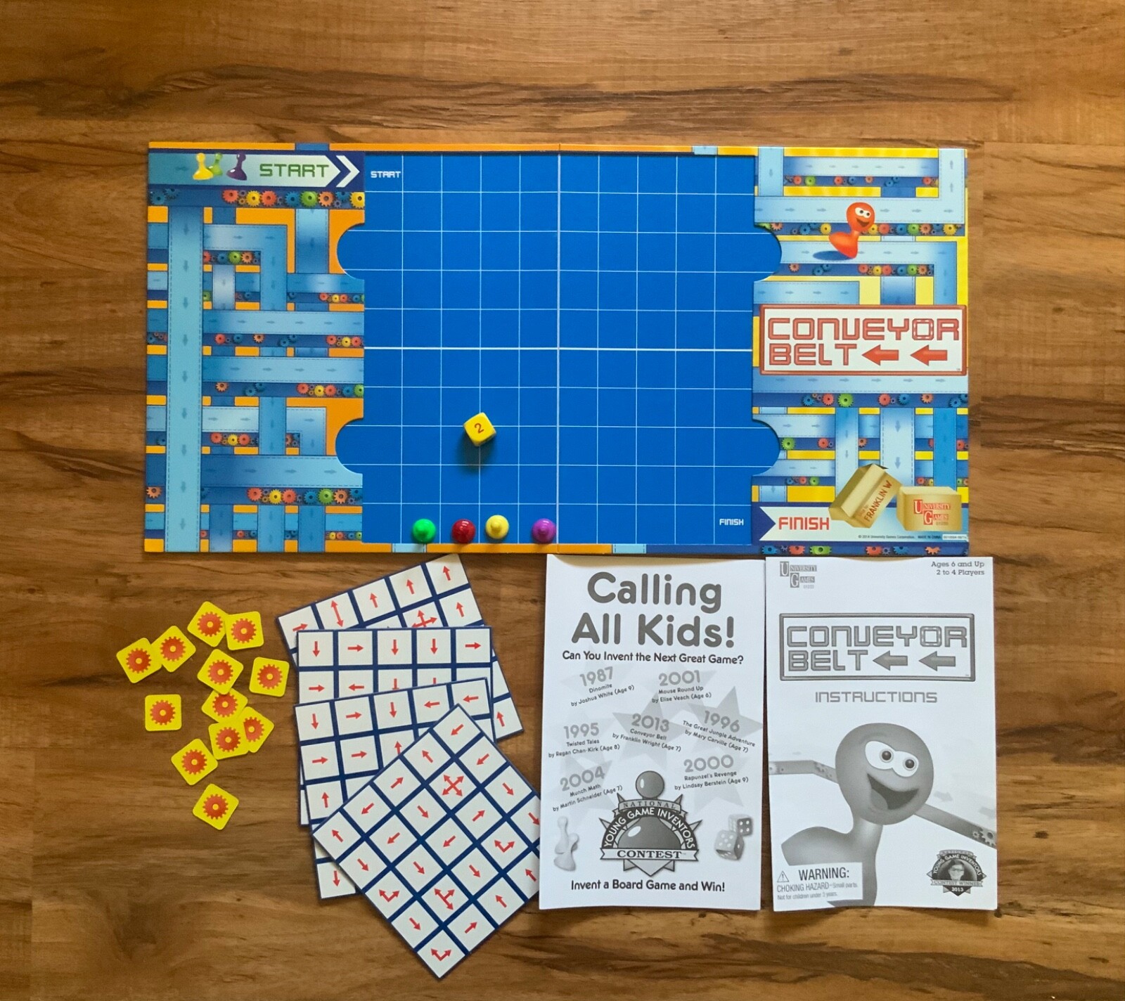 Conveyor Belt Fun Educational Kids Strategy Board Game University Games ...