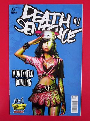 DEATH SENTENCE #1 (VF) MIDTOWN MONTYNERO NYCC exclusive LTD HTF! Titan ...