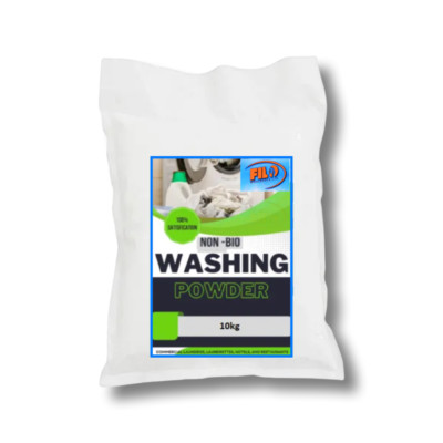 500+ Washes Washing Powder Non Bio 10KG Big Value Sack Fresh Brighter ...