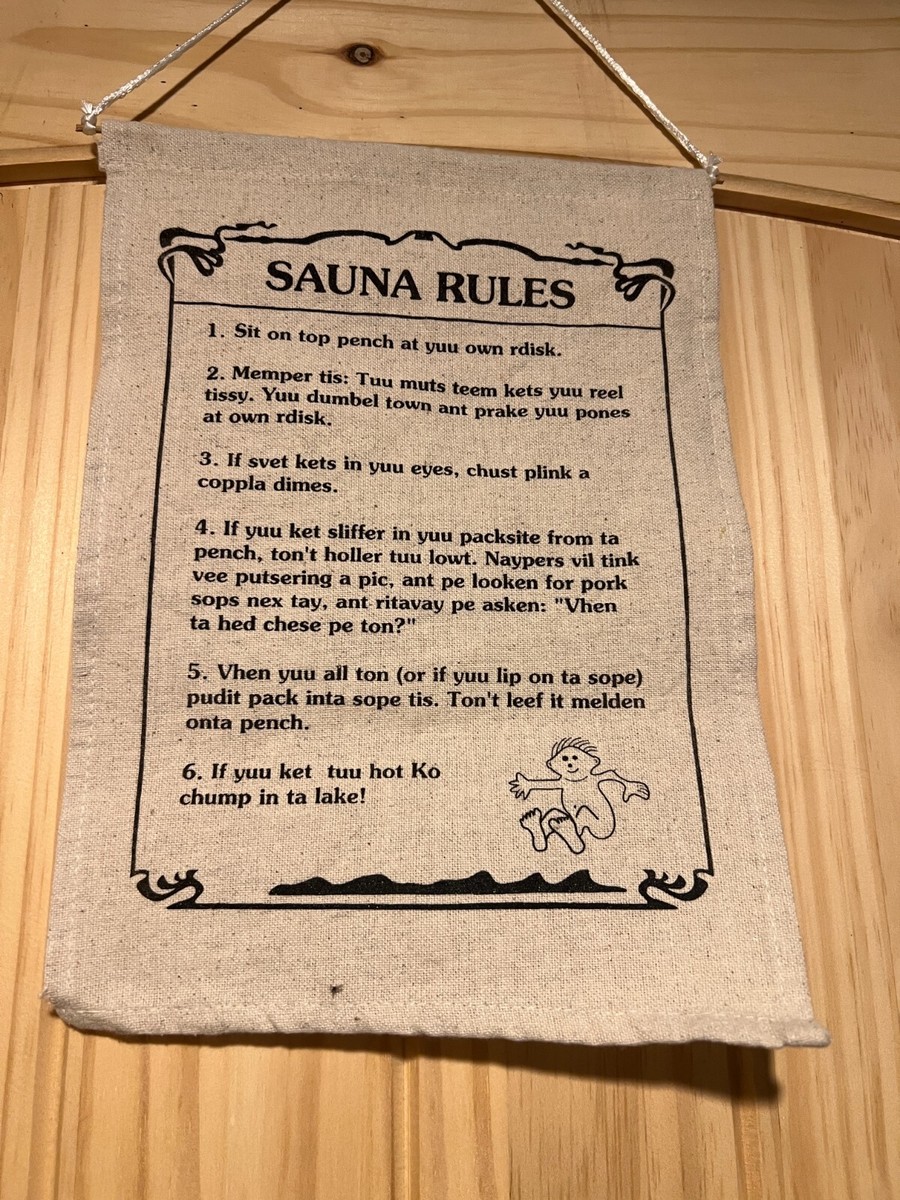 Finnish Sauna Etiquette