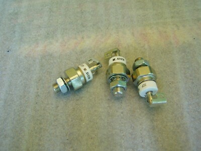Lot of three 3 G.E. (Powerex) C152N SCR stud-mount rectifier 800-v 100 ...