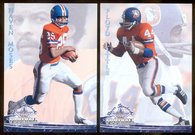 1994 TW Denver Broncos Set FLOYD LITTLE HAVEN MOSES | eBay