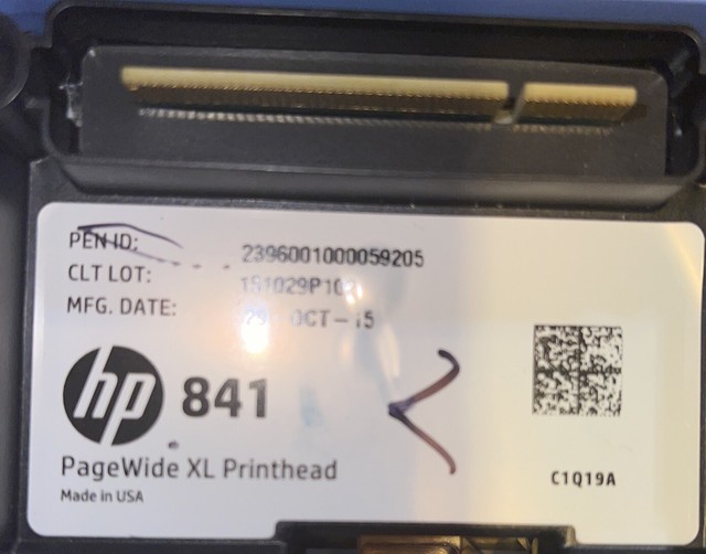 HP 841 PageWide XL Printhead - C1Q19A for sale online | eBay