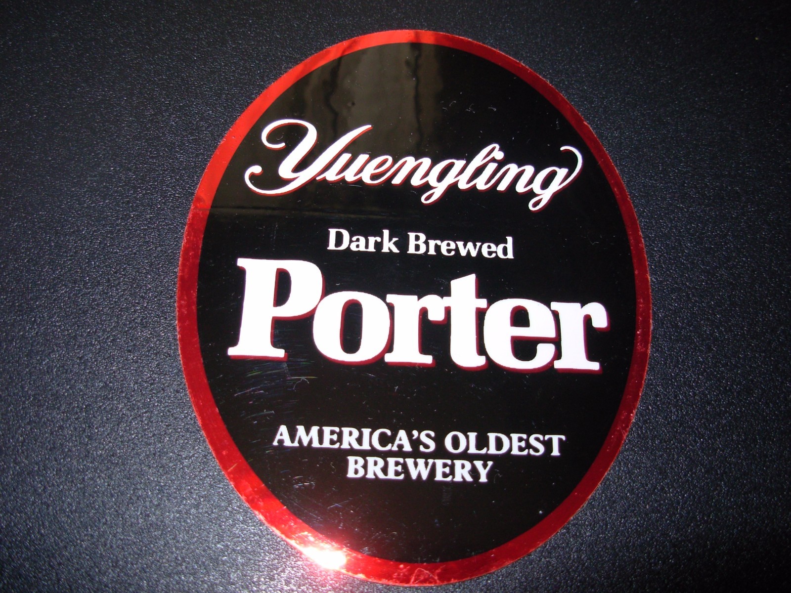 YUENGLING BREWERY Dark Brewed Porter STICKER decal craft beer brewing ...