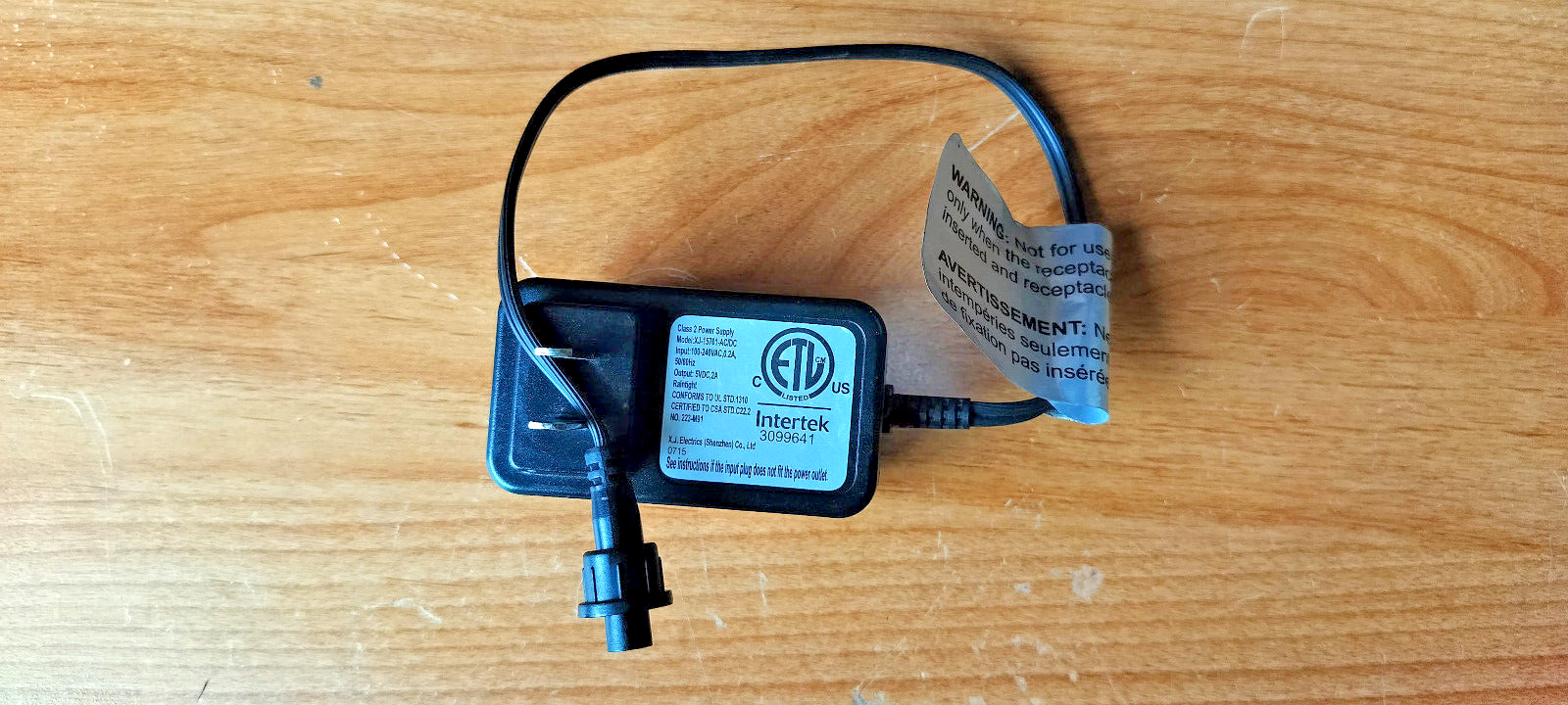 Star Shower Power Supply Model: XJ-15701-AC/DC 5V 2A for Christmas ...