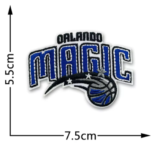 ORLANDO MAGIC - NBA - VINTAGE BASKETBALL - 3" Embroidered Iron On Patch ...