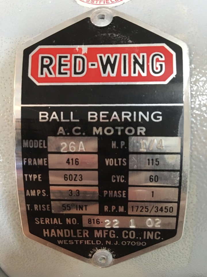 Handler Red-Wing Polishing Lathe Model 26A Dental Lab KK818 | eBay