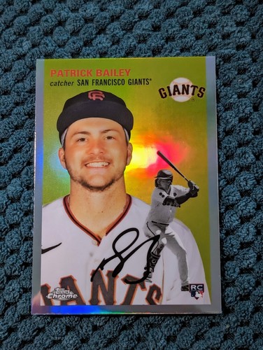 Patrick Bailey Rookie 2023 Topps Chrome Platinum Refractor | eBay