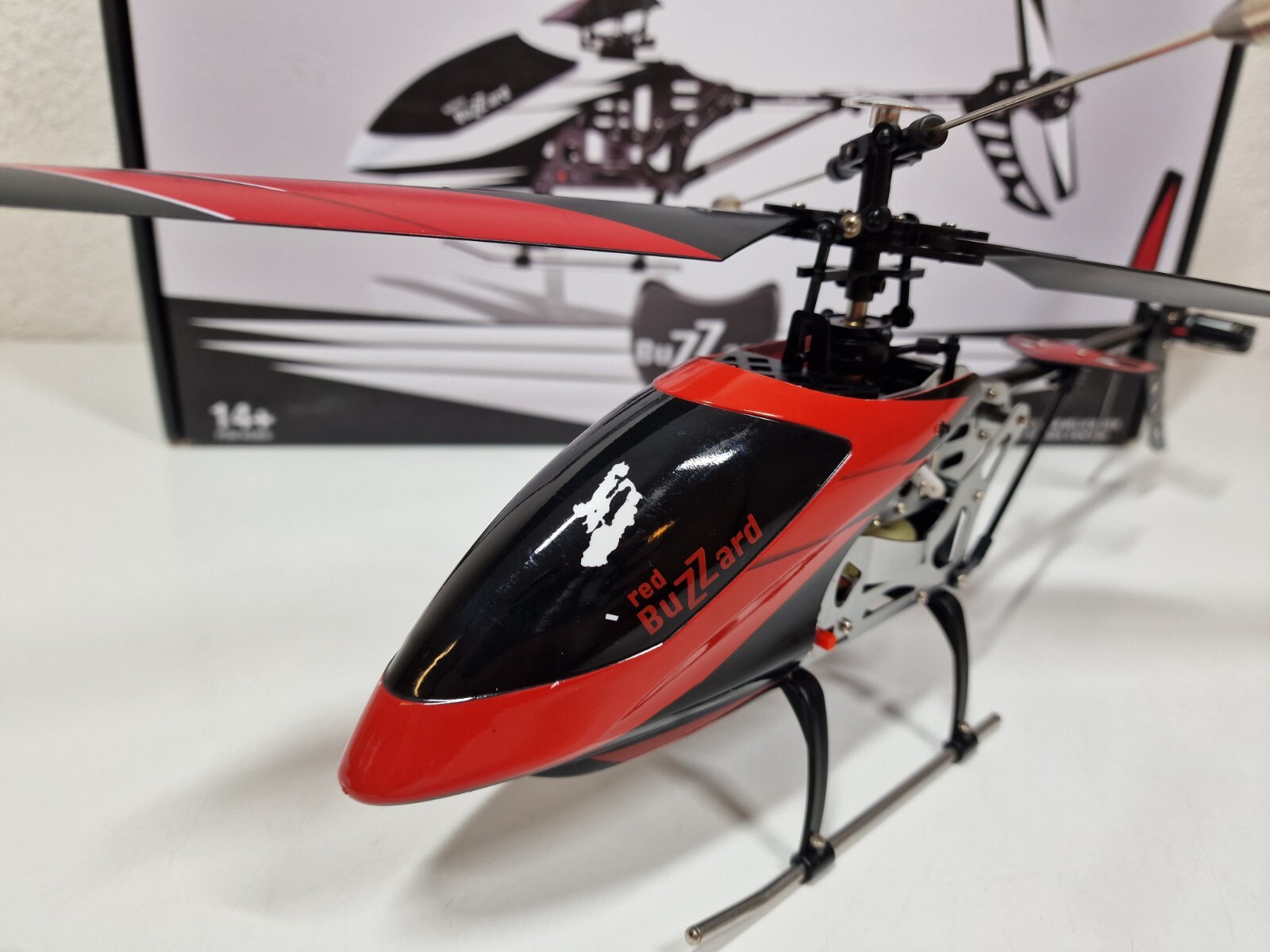 Amewi Buzzard V2 Rc Hubschrauber Helikopter Heli RTF-Version Rot 2.4Ghz ...