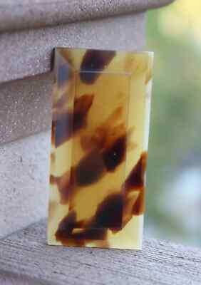 Miller Tortoise Galalith insert for tailpiece 2021 Polished Tortoise ...