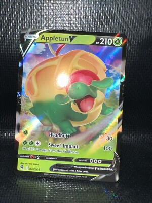 Appletun V - 026/264 Ultra Rare Fusion Strike NM Pokemon TCG | eBay