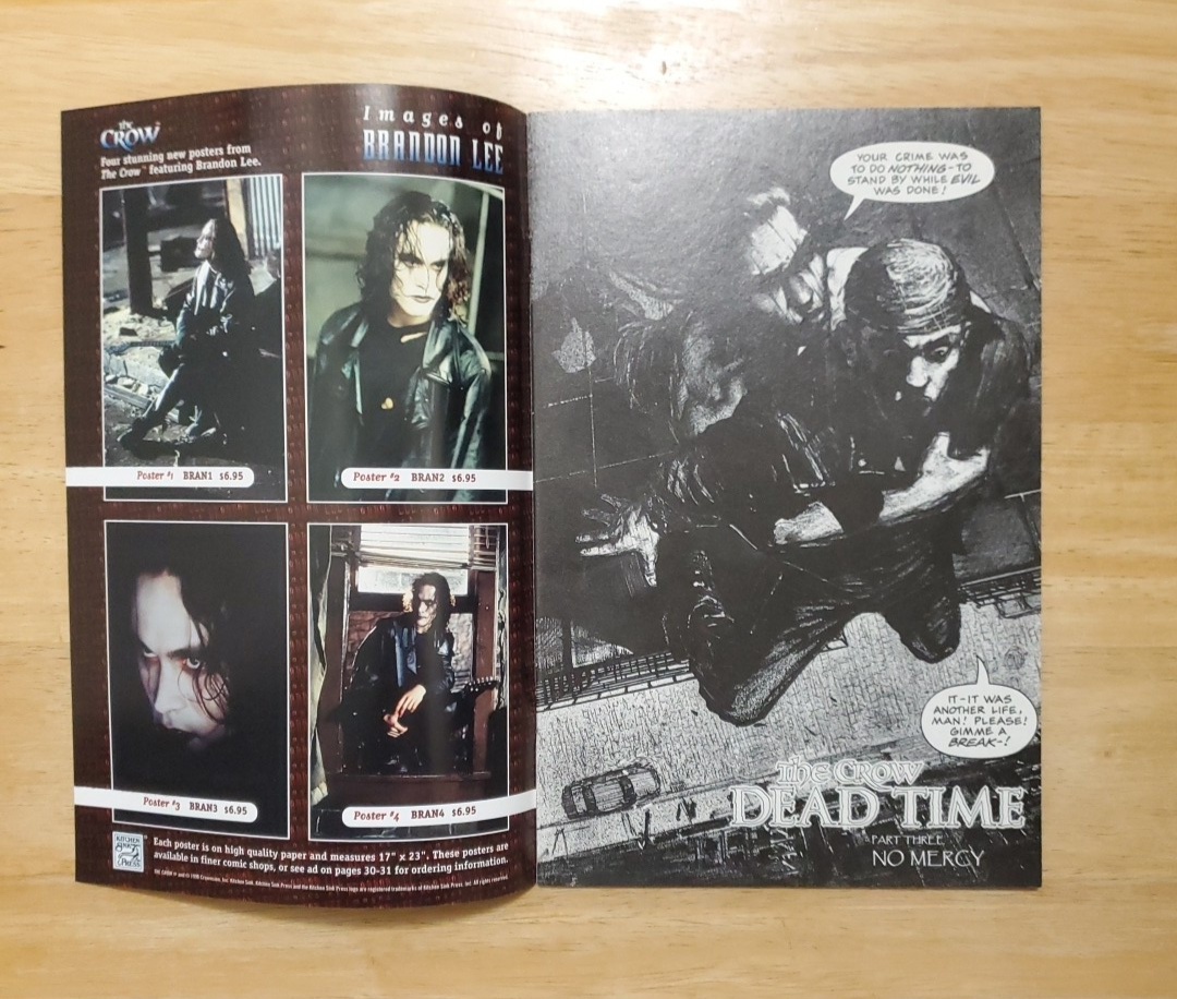 The Crow #3 Vintage Collector's Item Adult Content Kitchen Sink Press ...