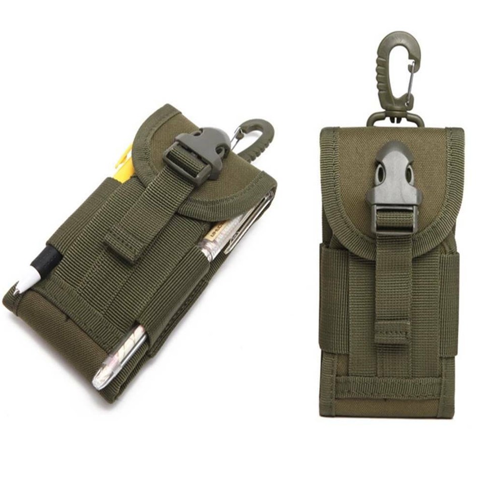 Small Olive Green MOLLE Mobile Phone Smartphone Belt Pouch Case IPhone ...