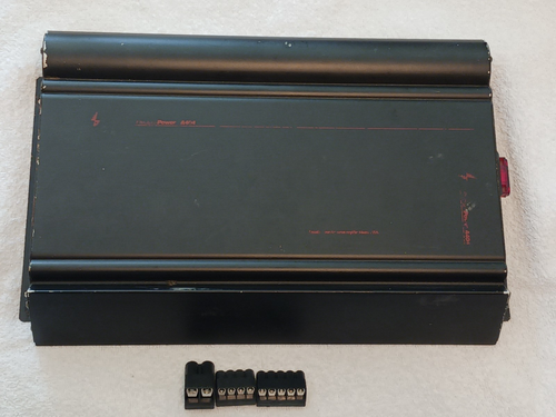 OLD SCHOOL PRECISION POWER PPI A404 400 WATT 4 CHANNEL AMP WITH PLUGS ...