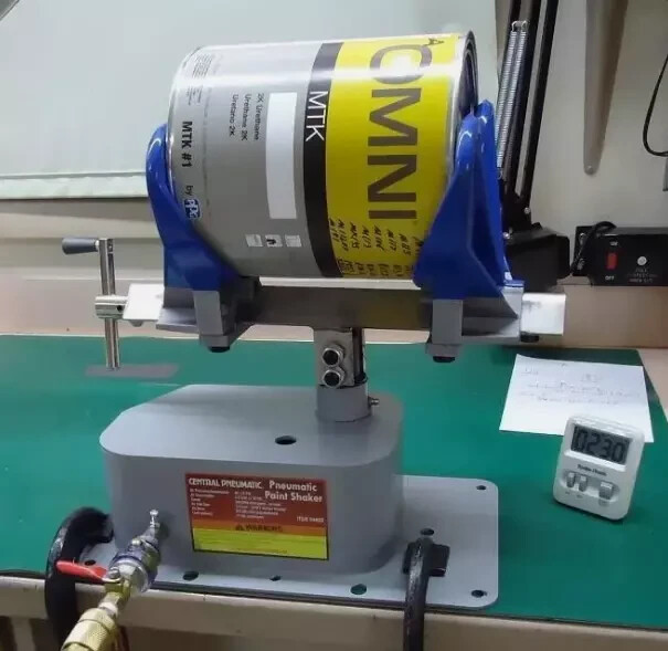 Pneumatic Paint Shaker Machine Air Pint Quart Gallon Mixer Nonsparking ...