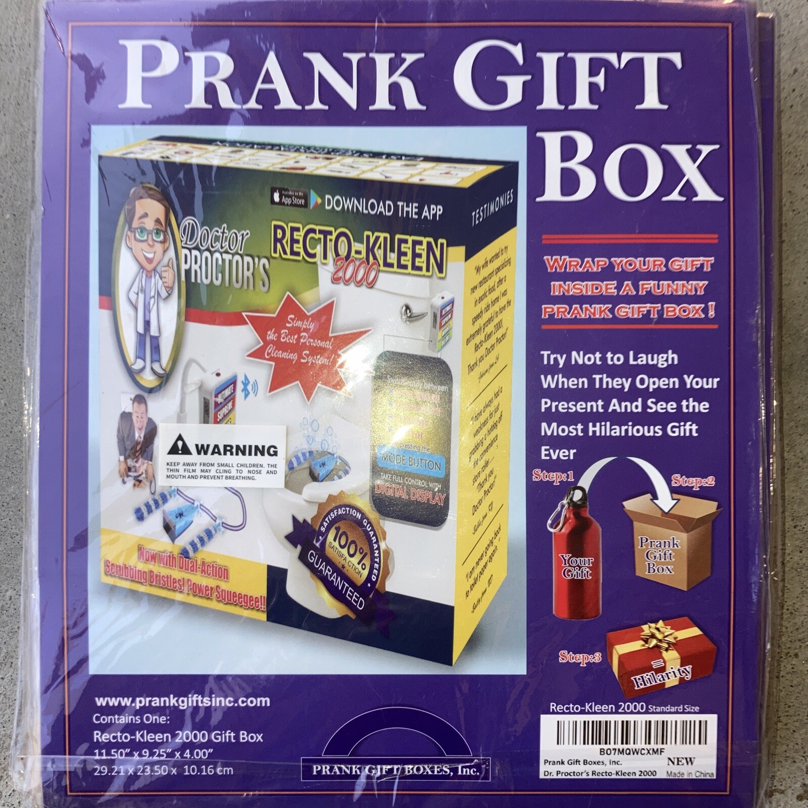 Lot Of 18 Prank Fake Gag Funny PARODY Joke Gift Box Recto-Cleen 2000 ...