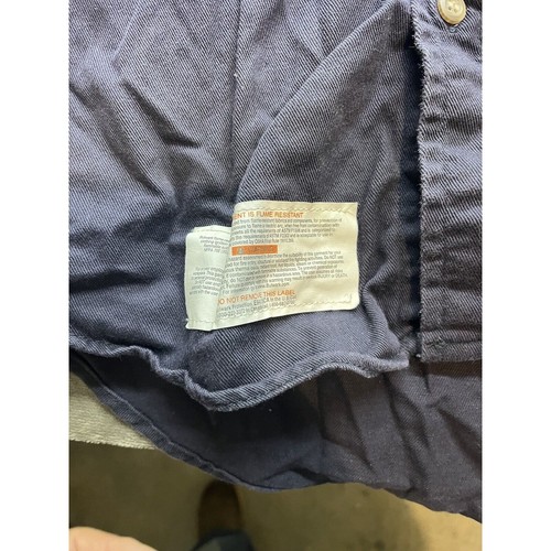 Bulwark Protective Apparel Men's Medium Ultra soft M-RG FR Button Up ...