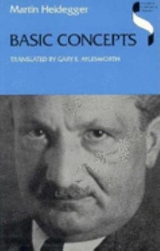 Basic Concepts Hardcover Martin Heidegger 9780253327673| eBay