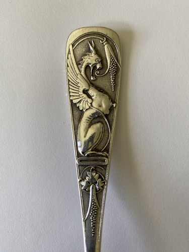 Very Rare Durgin Renaissance Sterling Silver Large Serving Fork Circa ...