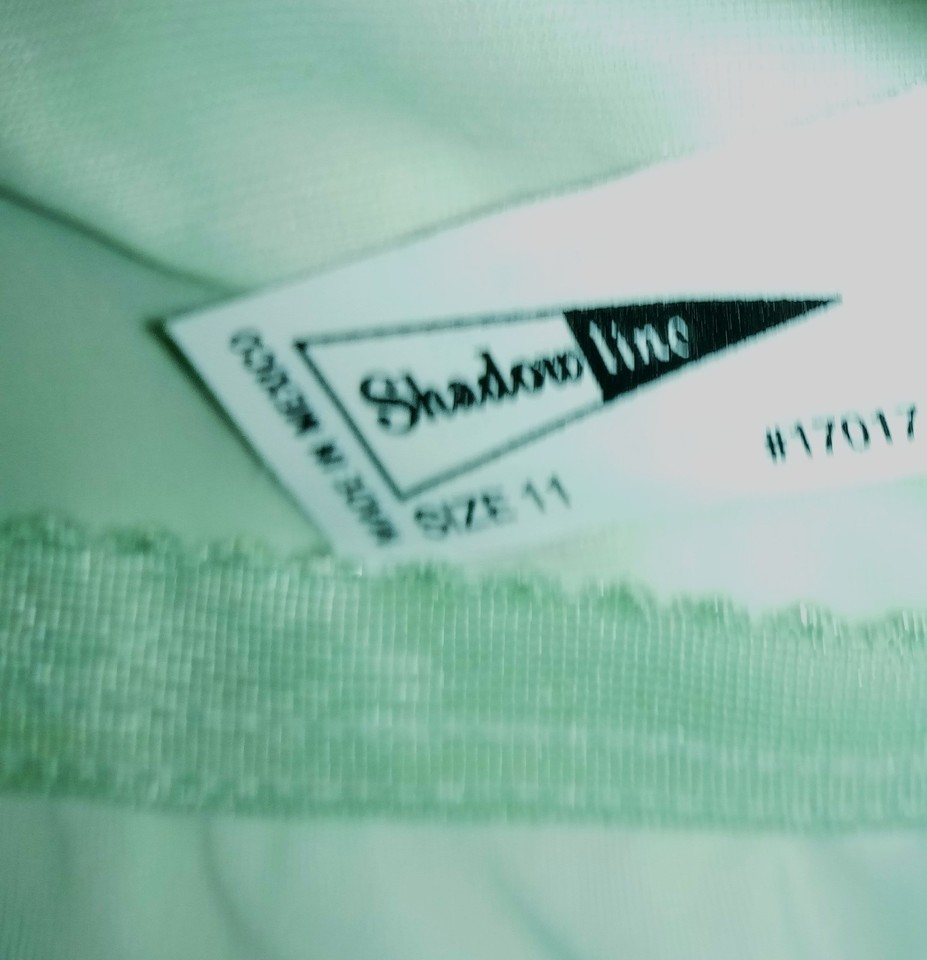 SHADOWLINE GREEN TEA SHEER NYLON "NO SEAMS & NO COTTON" GUSSET PANTY 11/4X | eBay