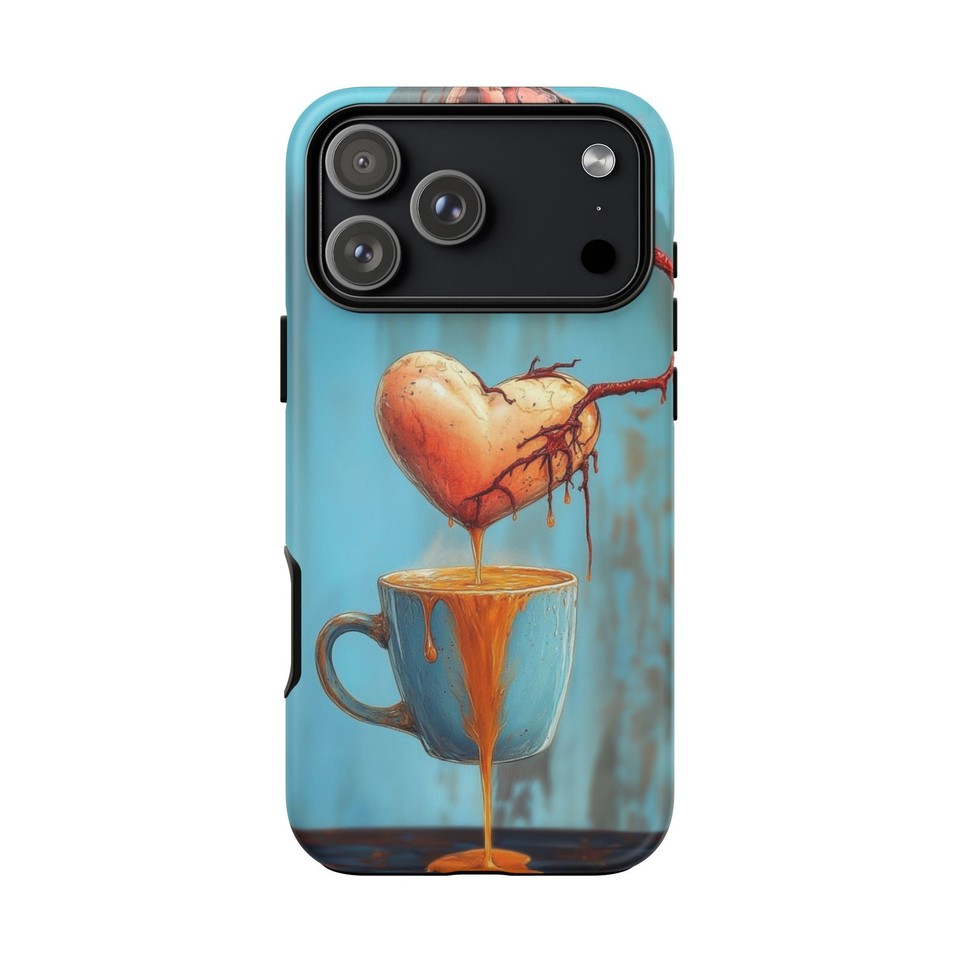 For iPhone, Samsung, Pixel | Phone Ink Case - The Heart Loves Coffee ...