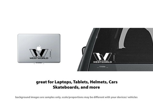 4 x WESTWORLD Alternate symbol logo Vinyl Decal Sticker Laptop, Tablet ...