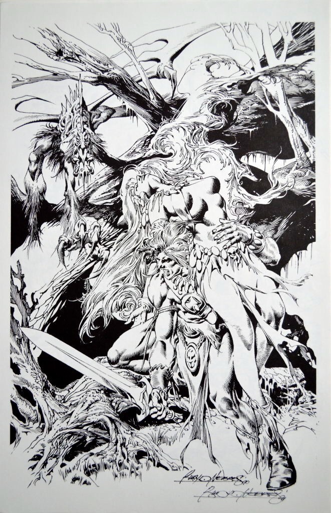 Savage Beauty Art Print HAND SIGNED by Artist Rudy Nebres | eBay