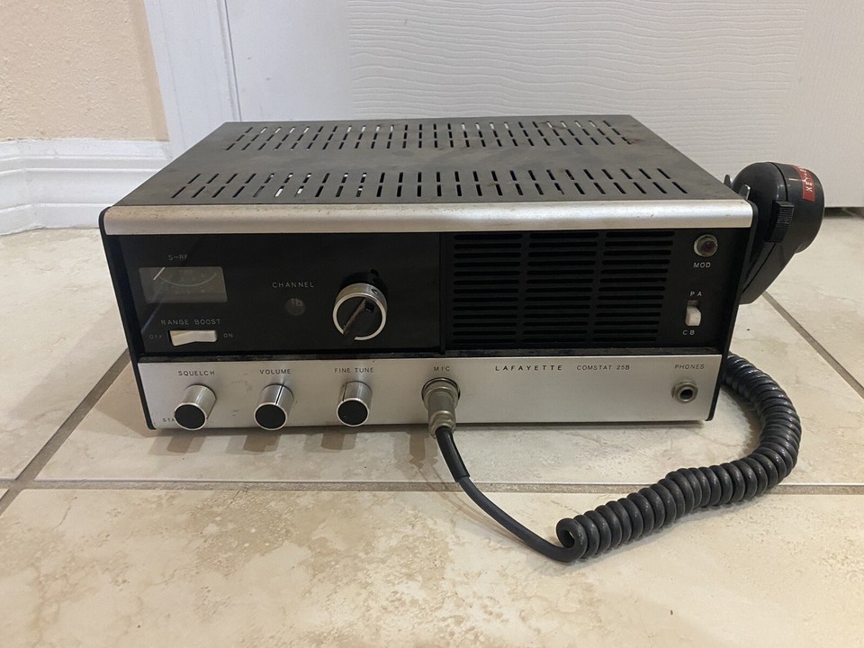 Lafayette Comstat 25B - 23 Channel Tube CB Transceiver Powers On | eBay