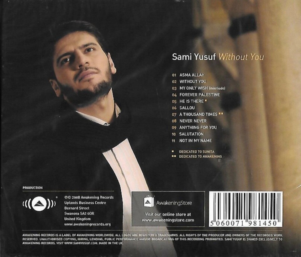 Without You By Sami Yusuf - Islamic Nasheed CD | eBay