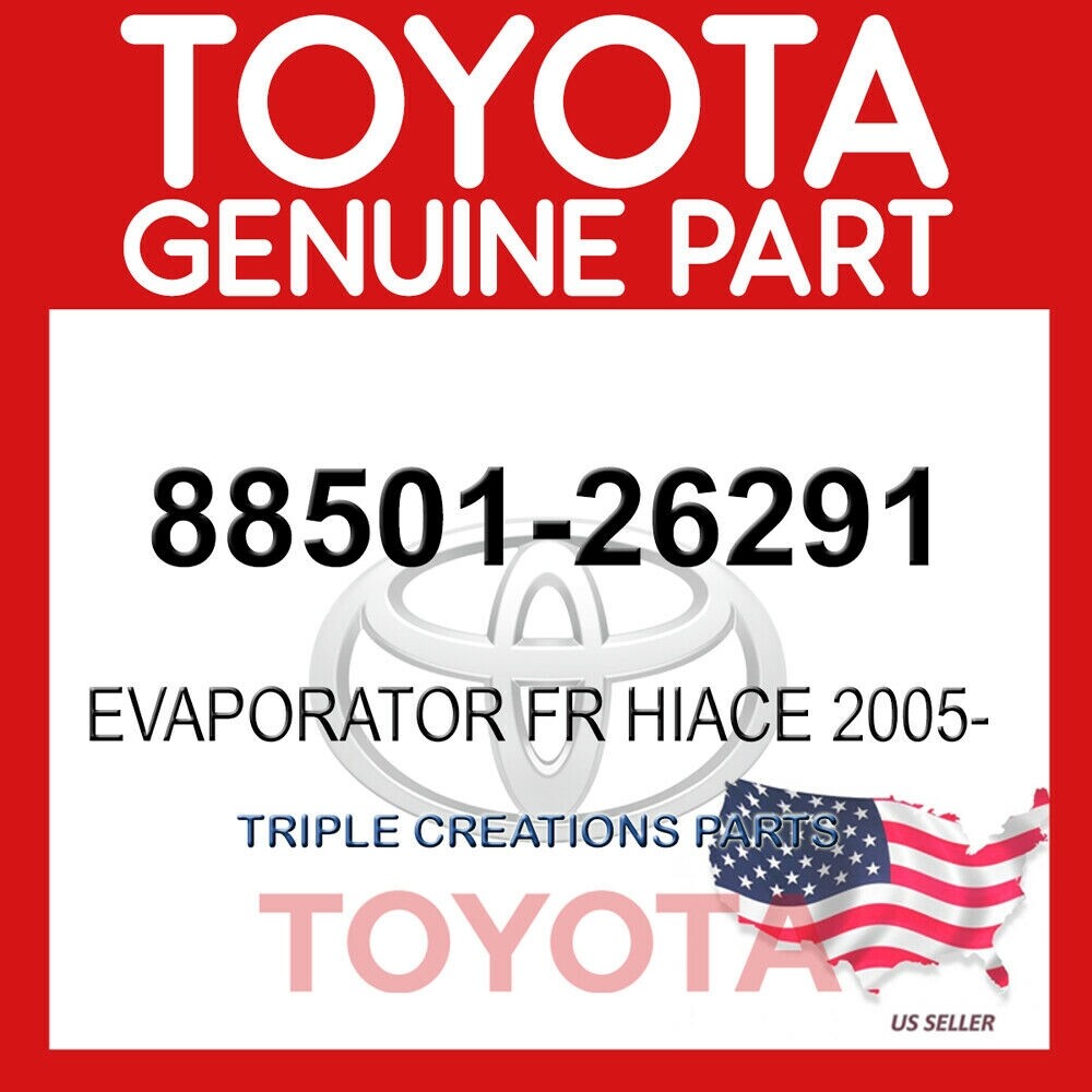 Genuine Toyota 88501-26291 Evaporator Sub-Assy Cooler No.1 8850126291 ...