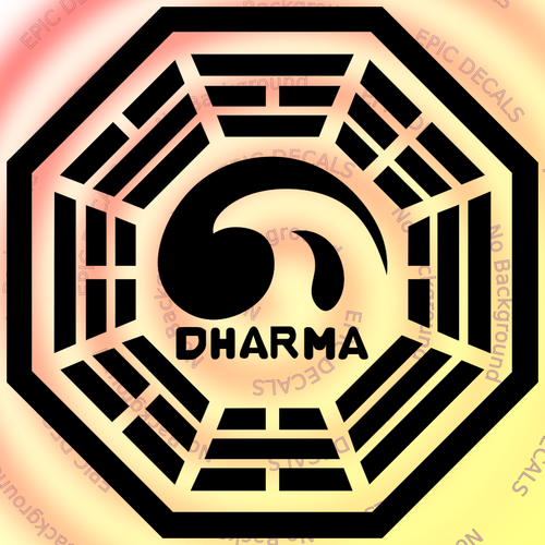 Assorted Lost Dharma Initiative Decal / Sticker Window Car Truck Laptop ...