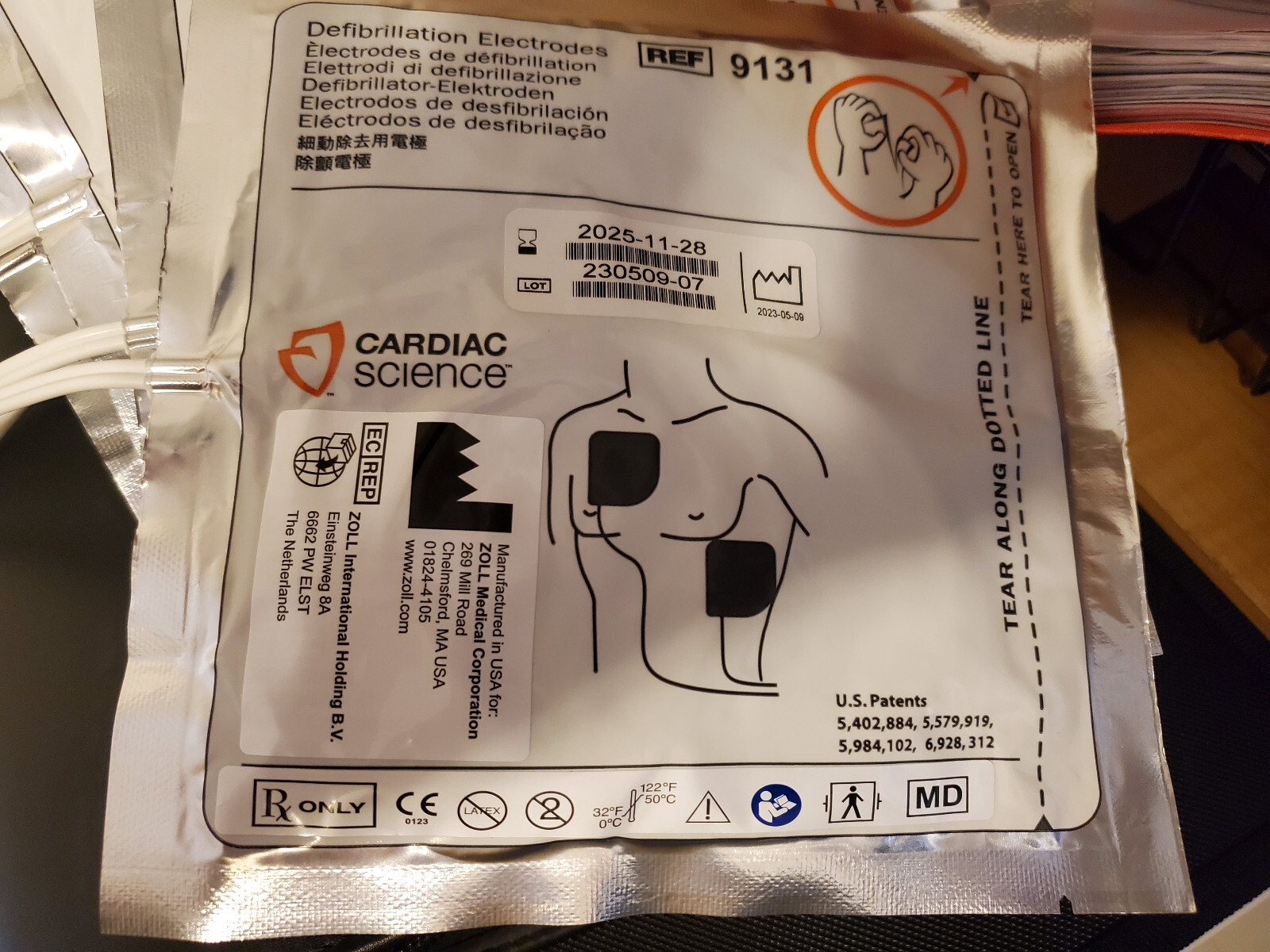 Cardiac Science G3 Adult Electrodes- 9131-01 | eBay