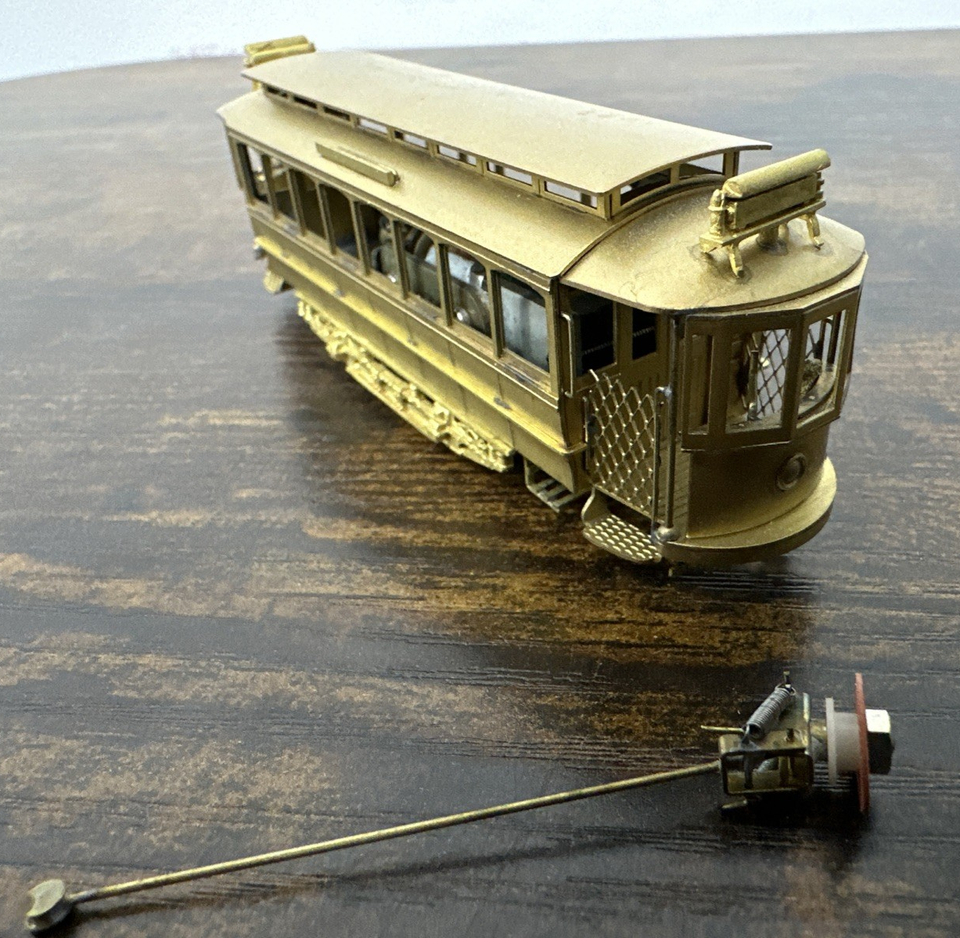 NJ Custom Brass HO Scale #TO-404 Metro Street Ry. Single Truck Closed ...
