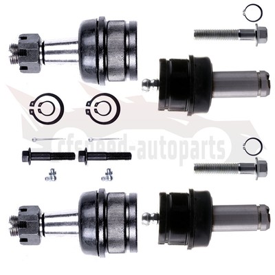4PCS Front Upper & Lower Ball Joints Suspension Kit For Ford Ranger ...