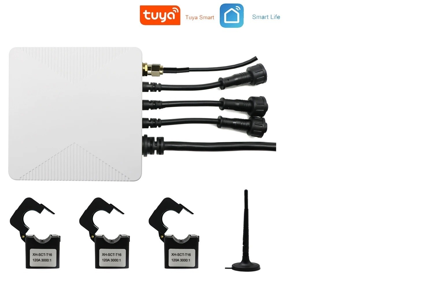 Smart Energy Power KWH Meter Single 3 Phase 80A-1000A Clamp WIFI App ...