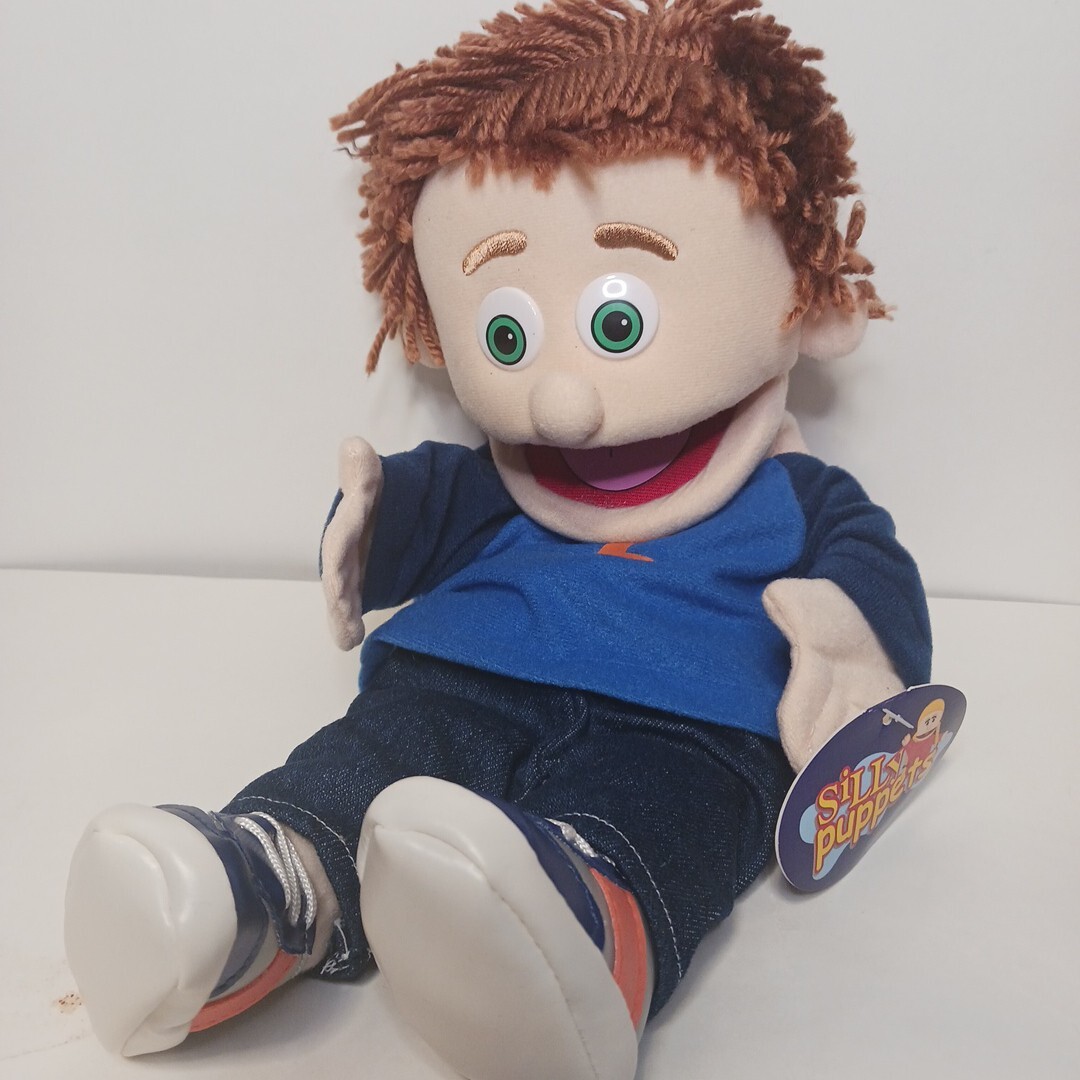 Silly Puppets 14" Tommy Peach Boy Hand Puppet With Tag | eBay