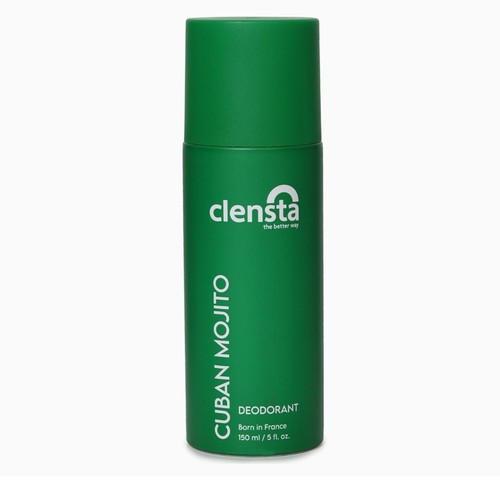 2 X Clensta Body Spray Cuban Mojito Deodorant For Men & Women 150 ...