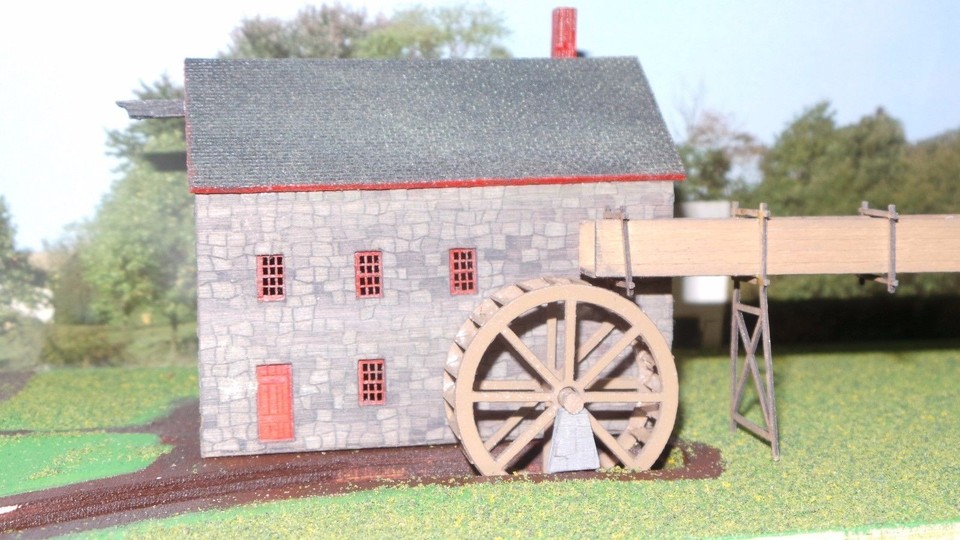 N Scale Grist Mill Kit | eBay