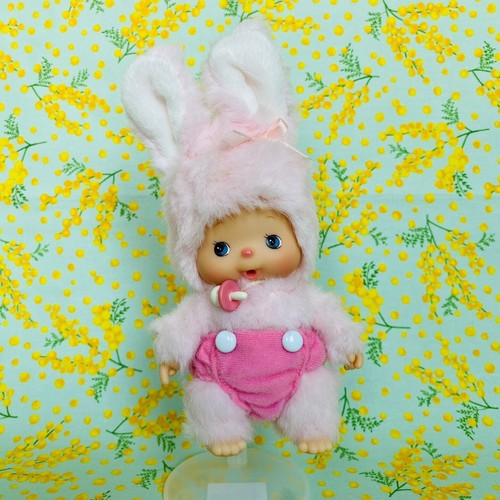 Monchhichi Bebichhichi Friend Usagi Rabbit Super Rare plush monkey doll ...